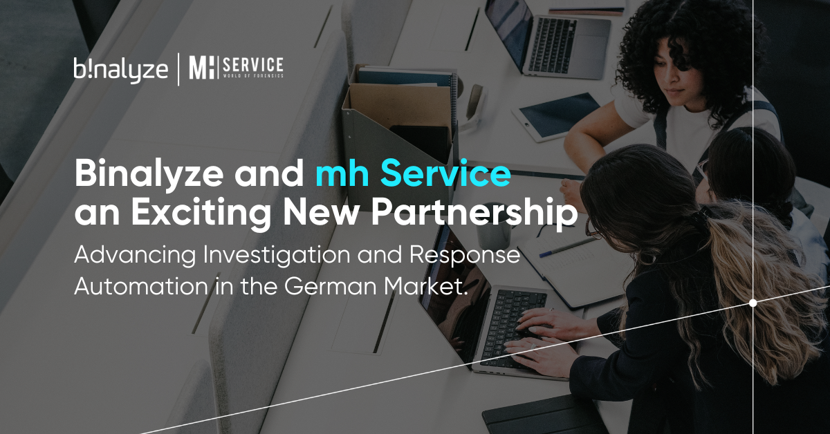 Binalyze & mh Service Unite for Automated Investigation & Response